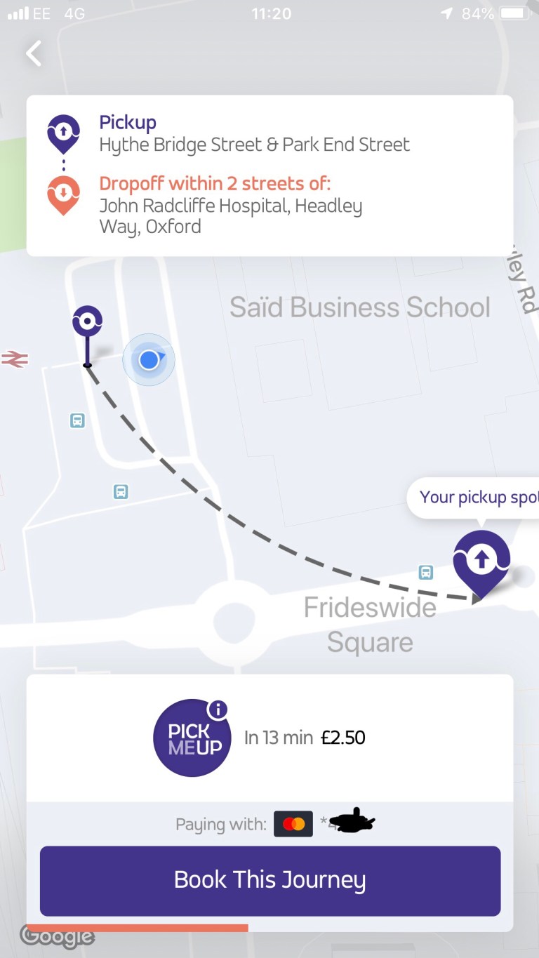 Is Oxford’s Pick Me Up picking up? – BusAndTrainUser
