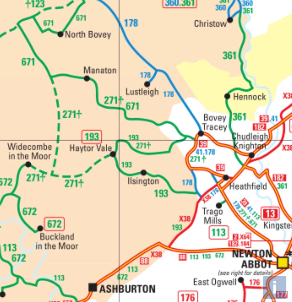 A spectacular bus ride to Widicombe in the Moor – BusAndTrainUser