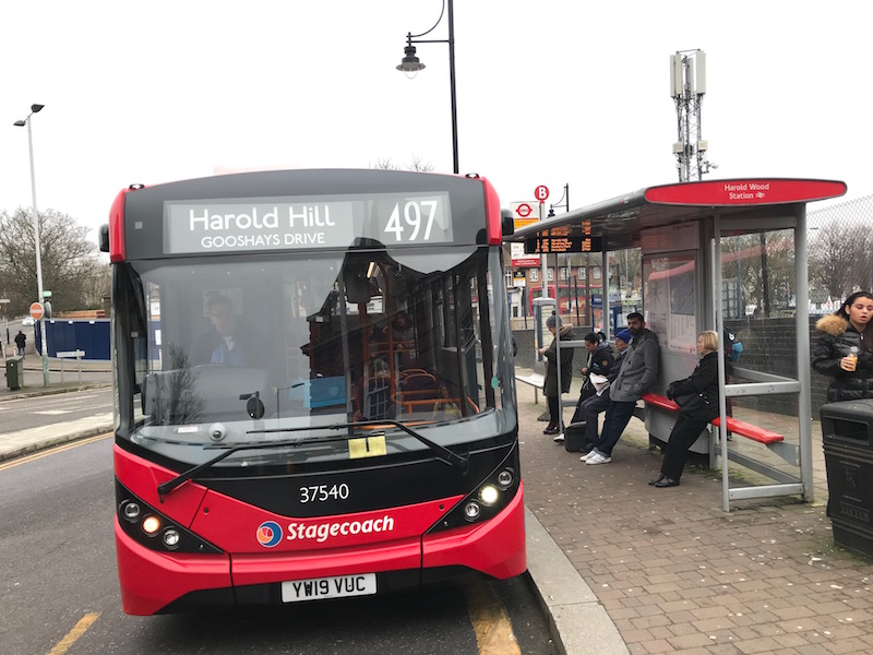 Over three years on … new route 497 begins – BusAndTrainUser