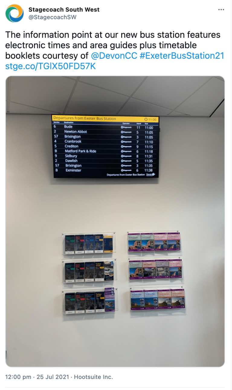 Exeter’s new bus station – BusAndTrainUser