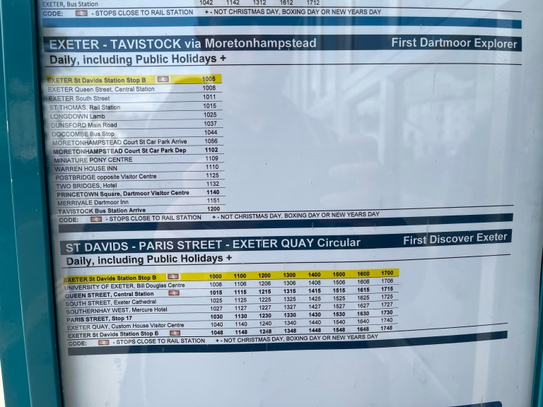 Discover Exeter – BusAndTrainUser