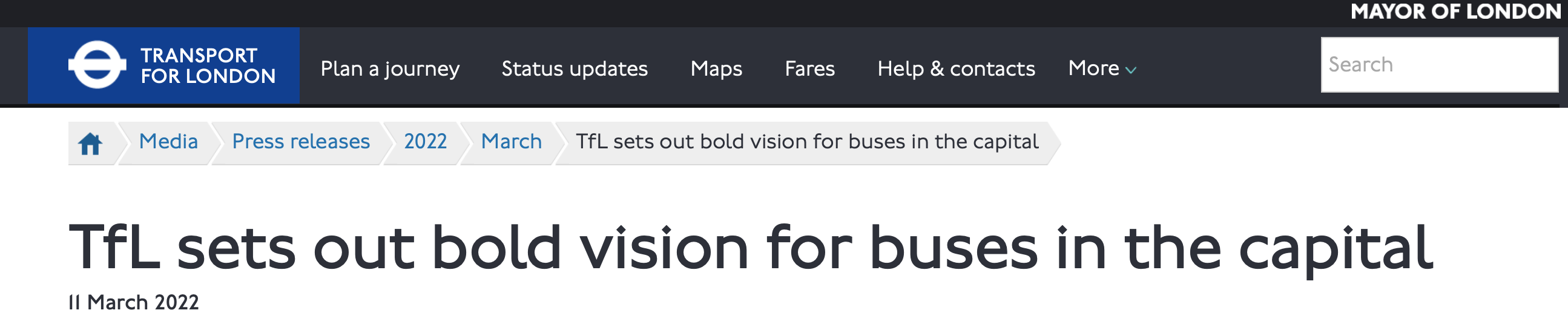 TfL’s “bold vision for buses” – BusAndTrainUser