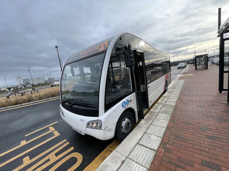 Bus-less Transport Interchange gets a bus – BusAndTrainUser