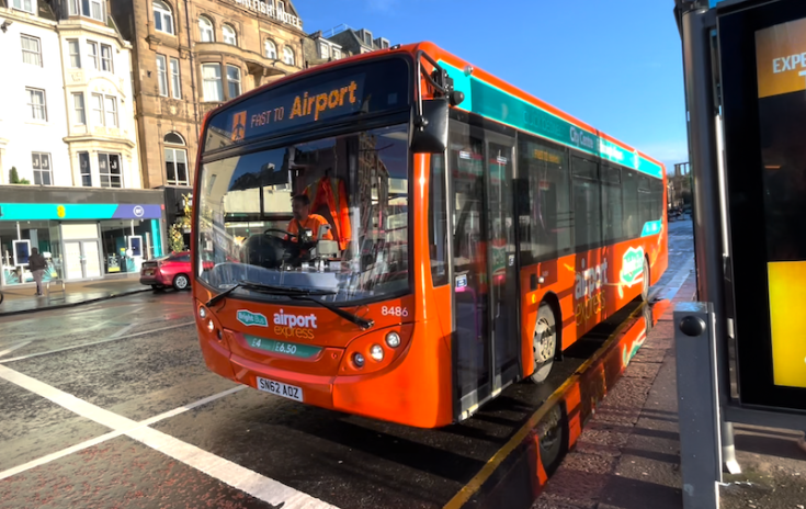 A bright old bus battle begins at EDI – BusAndTrainUser