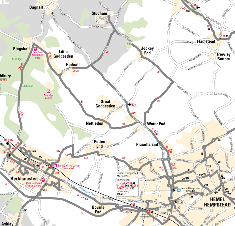 Disappearing bus routes in Dacorum – BusAndTrainUser