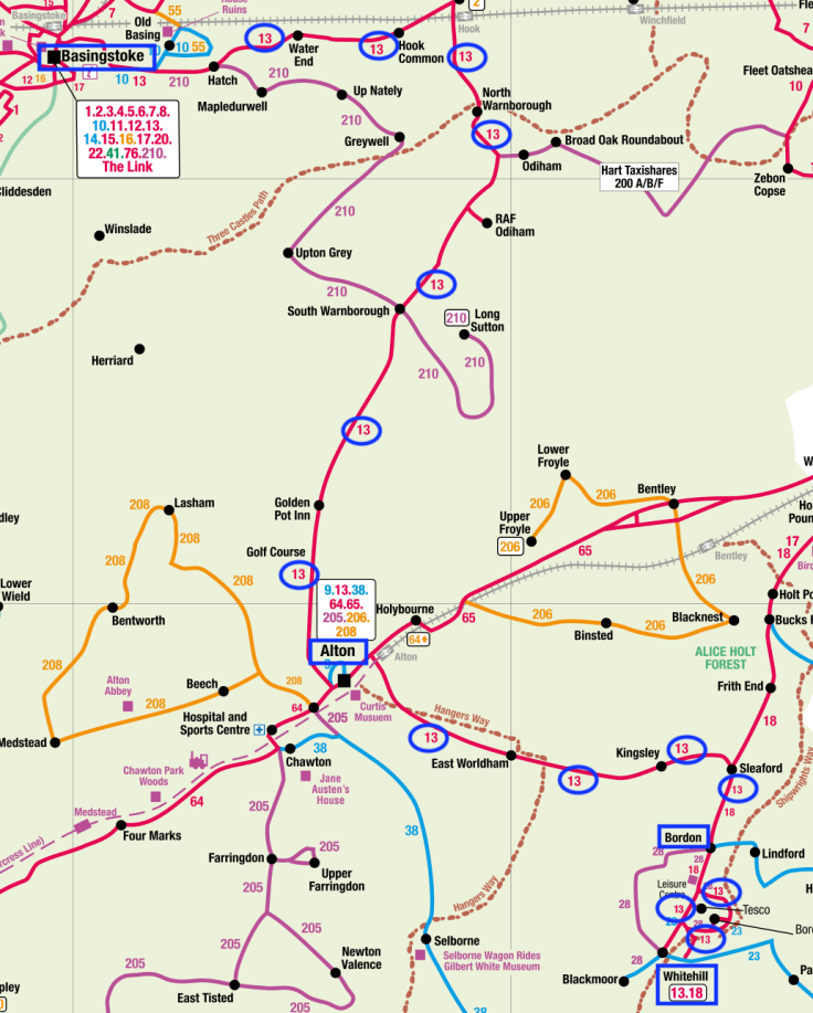 The unluckiest route 13 – BusAndTrainUser