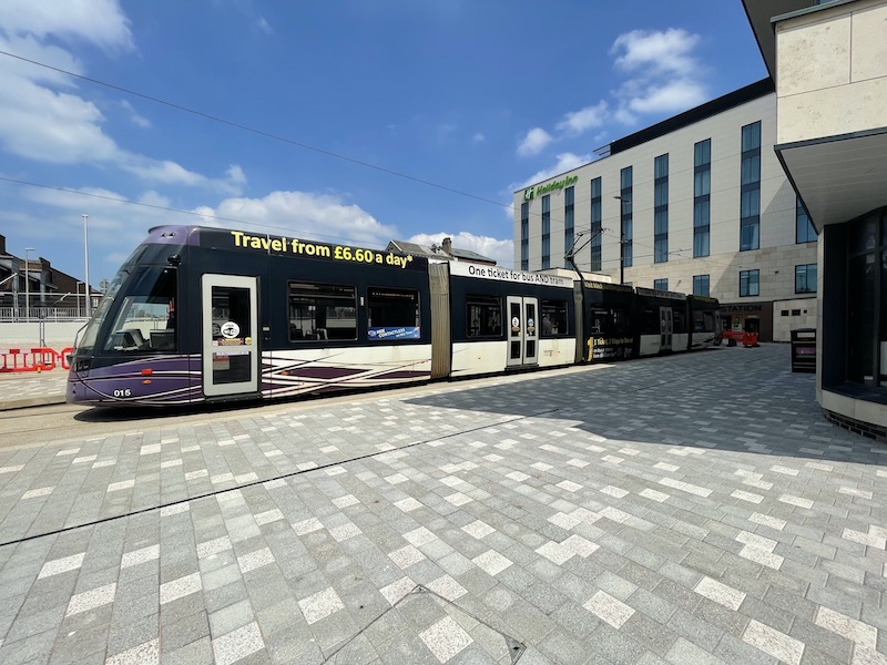 At Last. Trams reach Blackpool North station – BusAndTrainUser