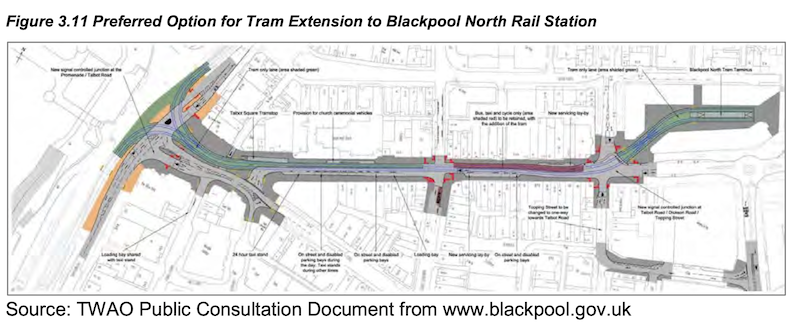 At Last. Trams reach Blackpool North station – BusAndTrainUser