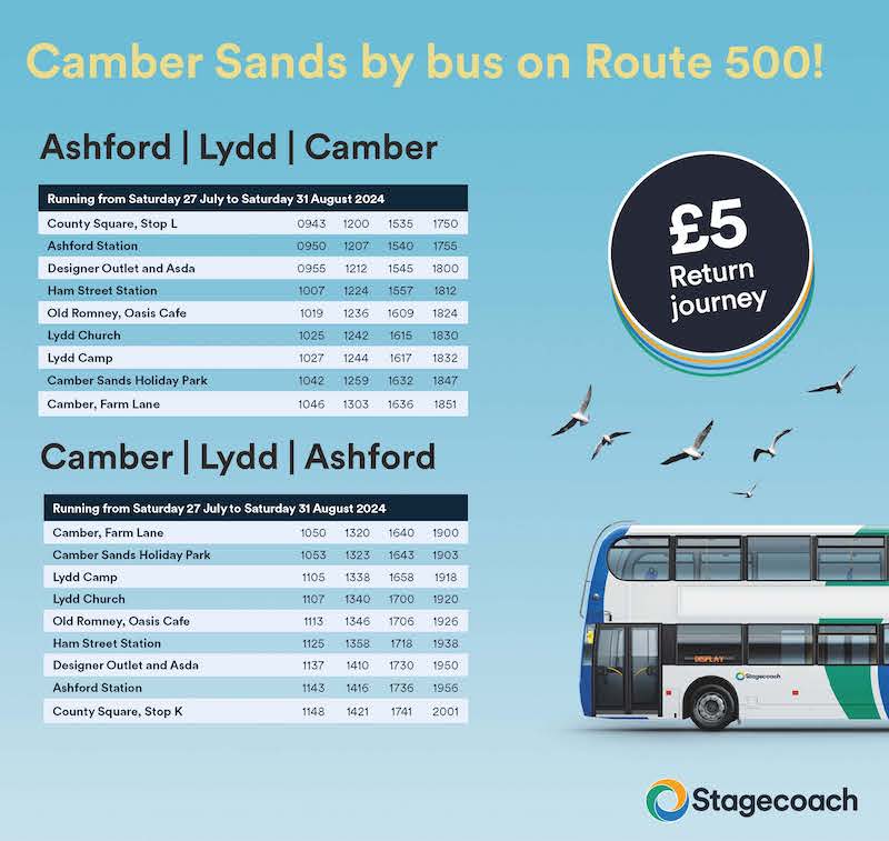 Three new summer bus routes in Kent – BusAndTrainUser