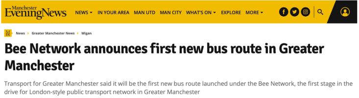 Bee Network gains its first new bus route – BusAndTrainUser