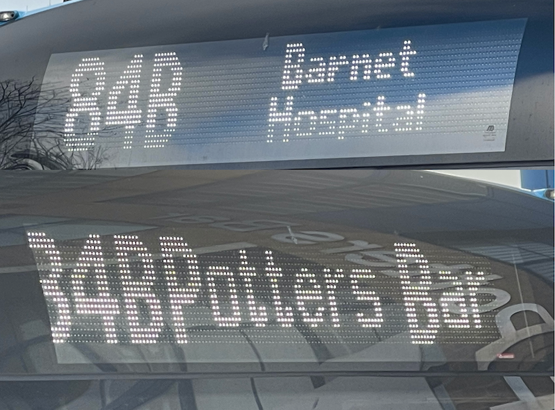 Checking out the 84B – BusAndTrainUser