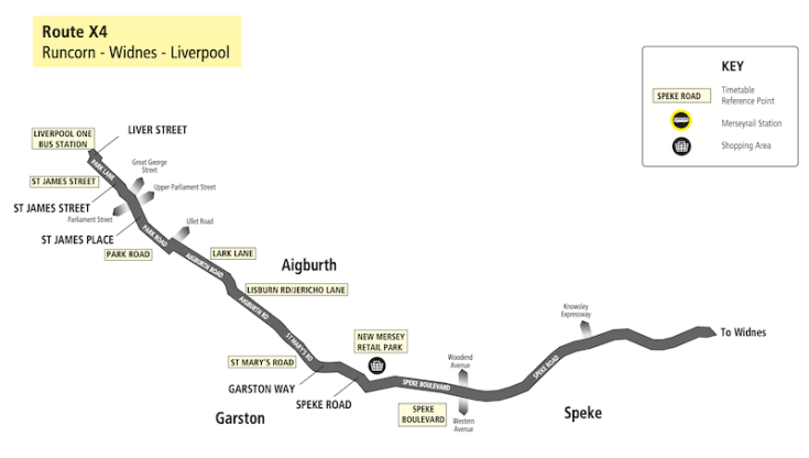Fast buses return between Runcorn and Liverpool – BusAndTrainUser