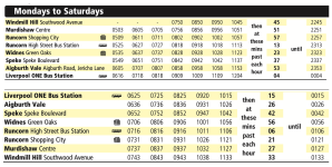 Fast buses return between Runcorn and Liverpool – BusAndTrainUser