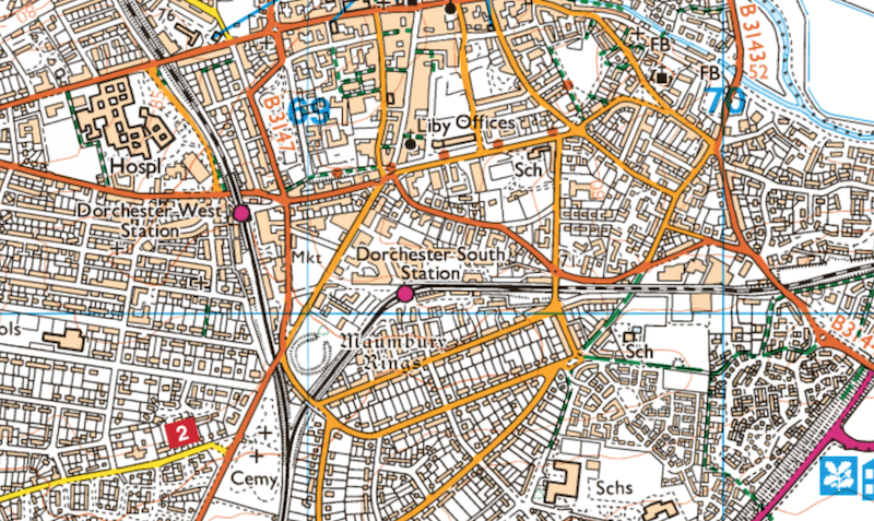 25 Places with two stations: 4 Dorchester – BusAndTrainUser