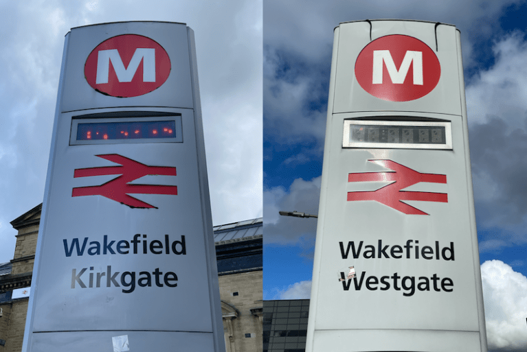 25 places with two stations: 6 Wakefield – BusAndTrainUser