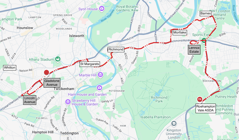 Britain’s Top 10 Quirky Bus Routes: 8 TfL/Transport UK 969 ...