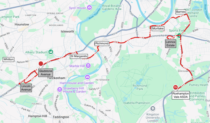 Britain’s Top 10 Quirky Bus Routes: 8 TfL/Transport UK 969 ...