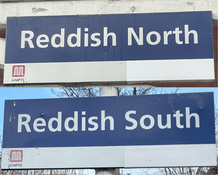 25 places with two stations: 7 Reddish – BusAndTrainUser