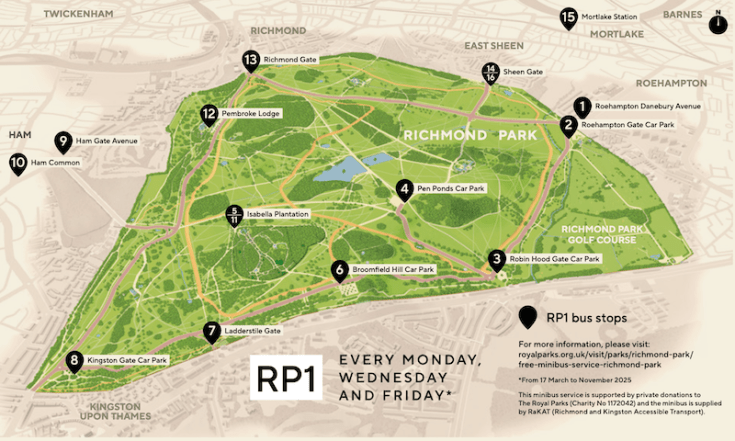 Britain’s Top 10 Quirky Bus Routes: 6 Royal Parks RP1 – BusAndTrainUser