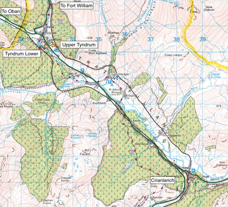 25 Places with two stations: 11 Tyndrum – BusAndTrainUser