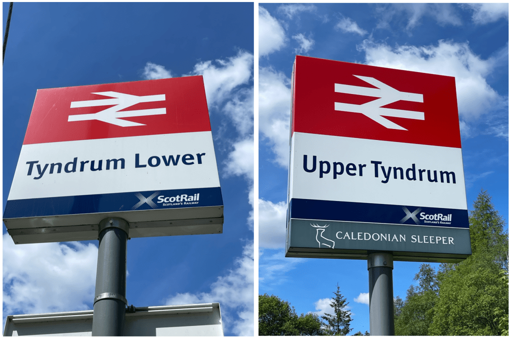 25 Places with two stations: 11 Tyndrum – BusAndTrainUser