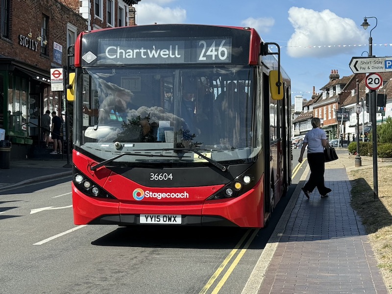 Charting a bus to visit Chartwell – BusAndTrainUser