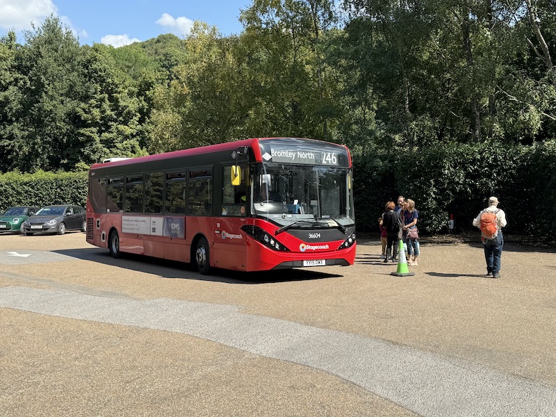 Charting a bus to visit Chartwell – BusAndTrainUser
