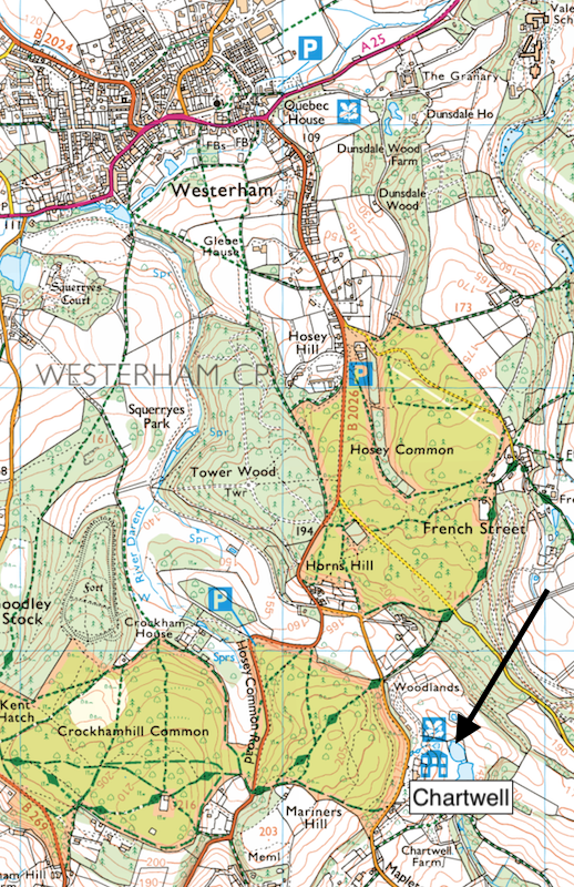 Charting a bus to visit Chartwell – BusAndTrainUser