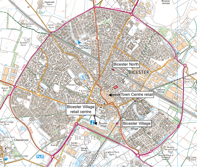 Places with two stations: 18 Bicester – BusAndTrainUser