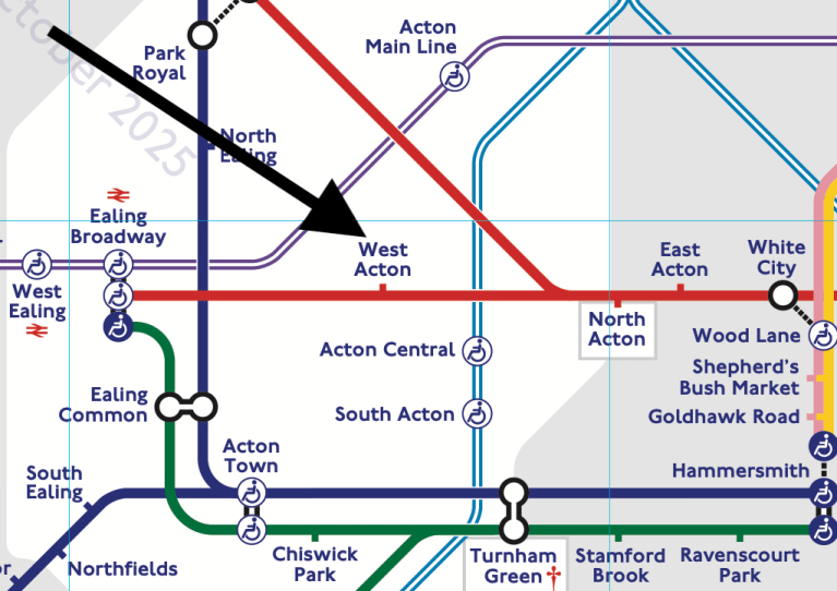 One place with seven stations: Acton – BusAndTrainUser