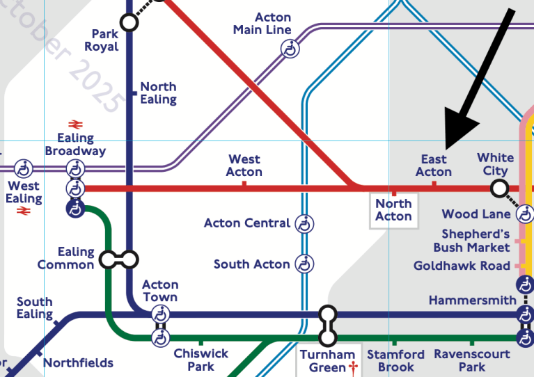 One place with seven stations: Acton – BusAndTrainUser